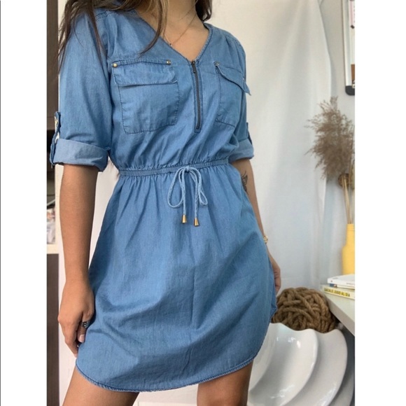 MPH collection | Dresses | Mph Collection Denim Dress Size Large New ...